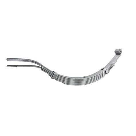 X1 Galvanised Dacromet 7 Leaf 45mm Trailer Eye And Slipper Spring 675kg