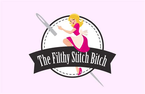 Filthy Stitch Bitch Logo Design Modred