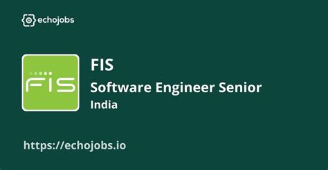 Fis Is Hiring Software Engineer Senior Fullstack Developer India