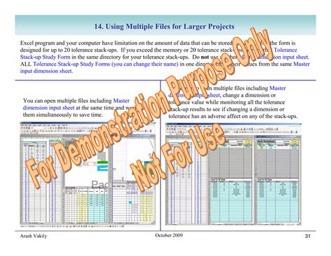 Performing Tolerance Stack Ups Using Automated Excel Calculator By Arash Vakily Pdf