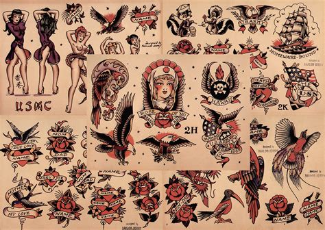 Sailor Jerry Flash Sheets Sailor Jerry Flash Prints Ovni