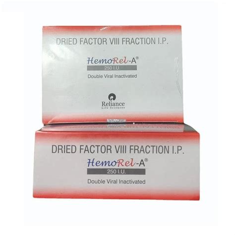 Hemorel A Dried Factor Viii 250 Iu Injection 500mg At ₹ 4000box In Surat