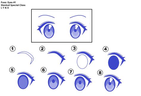 How To Draw Anime Eyes 3 4 View