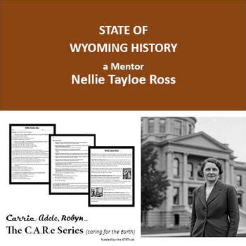 Wyoming History Nellie Tayloe Ross Comprehension And Wy Topp Aligned Questions