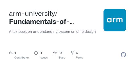 Github Arm Universityfundamentals Of System On Chip Design On Arm Cortex M Microcontrollers
