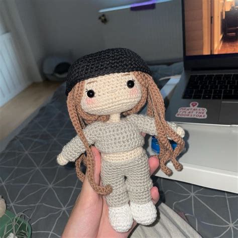 Crochet Doll Pattern Ruby Doll Amigurumi Doll Pattern Pdf In English