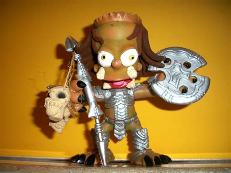 Mexican Avp Predator Bart Simpson Parody Action Figure Parody The