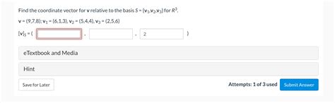 Solved Consider The Bases B {u1 U2} And B {uí U } For