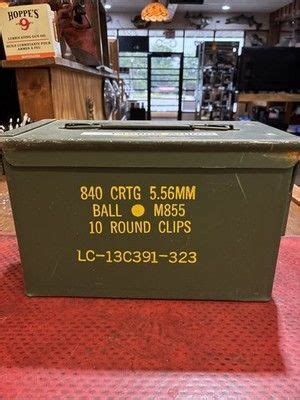 Original 50 Caliber 556mm Military Ammo Can M2a1 50cal Metal Ammo Can