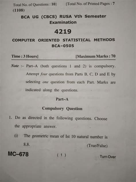 Bca E Commerce Question Paper Hpu