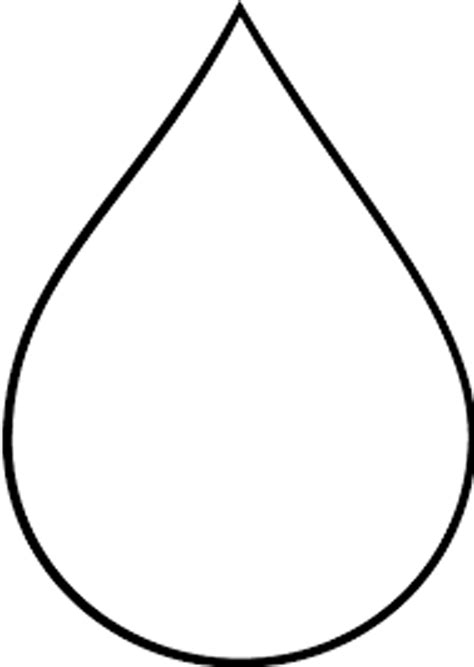Water Drop Template