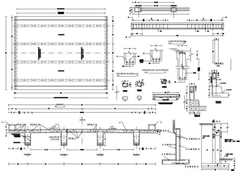 Footing Structure Details Drawings 2d View Cad Rcc Construction Units Dwg File Cadbull