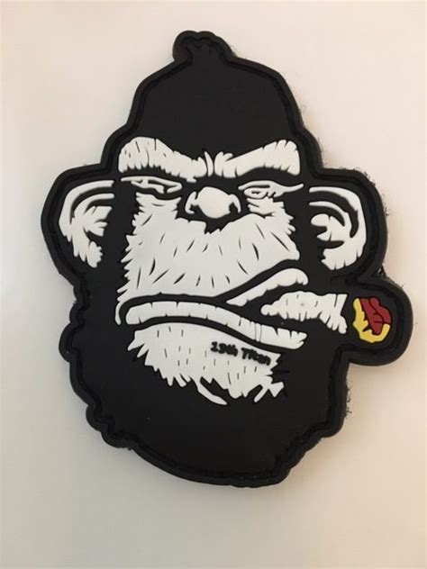Smokin Gorilla Rubberized Patch
