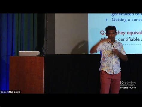 Free Video Continuous Algorithms Sampling And Optimization In High Dimension From Simons