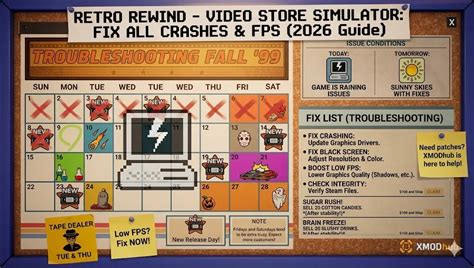 Cómo Solucionar Los Bloqueos Pantalla Negra Y Bajo Fps De Retro Rewind