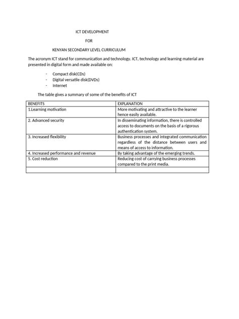 Ict Development Pdf