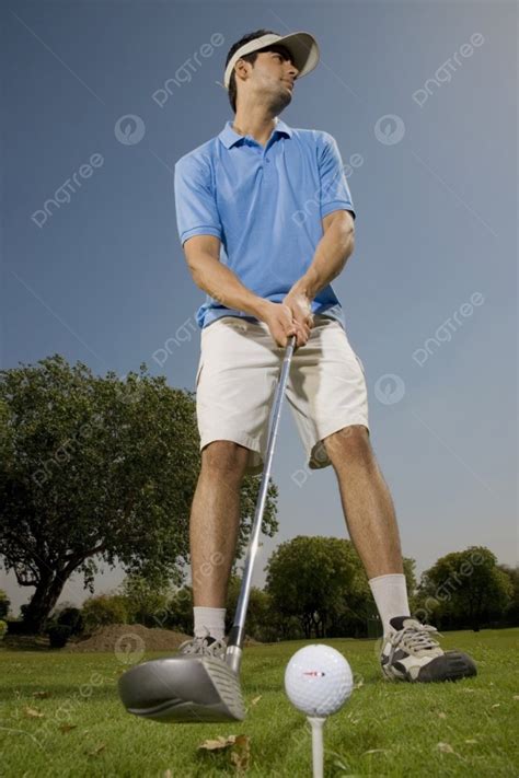Golfer About To Tee Off Photo Background And Picture For Free Download Pngtree