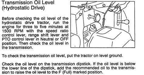 Check Hydraulic Fluid - TractorByNet