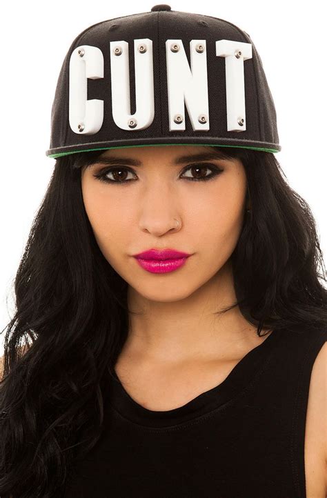 Adeen Snapback C U N T In Black
