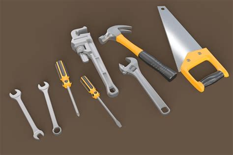Premium Photo Tools Set 3d Models