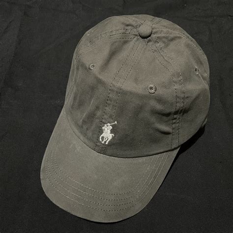Rl Cap Washed Grey On Carousell