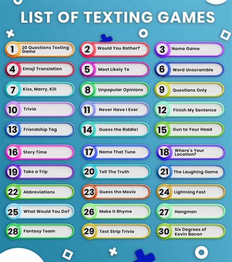 30 texting games to inspire your next game project