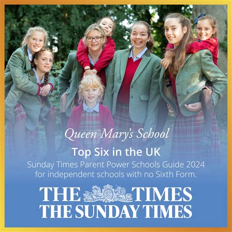 Queen Marys Recognised As One Of The Top Six Schools In The Uk Queen