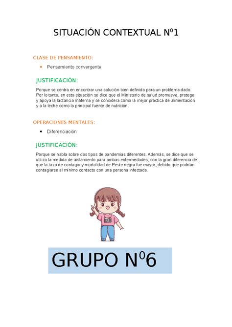 Sesión 2 Situación Contextual N1 SITUACIÓN CONTEXTUAL N 0 1 CLASE