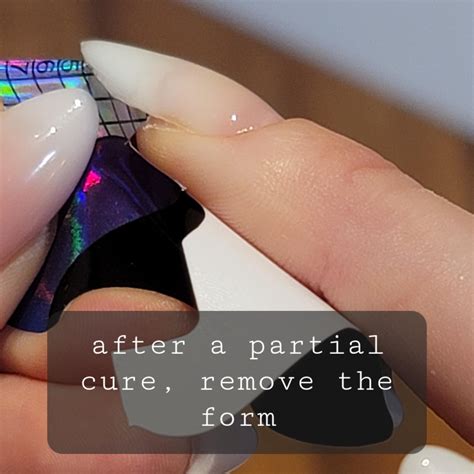 Picture Tutorial Builder Gel Extensions On A Form And Its Also Part