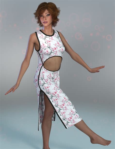Dforce Peek A Boo Dress For Genesis 9 Daz 3d