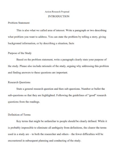 Free 14 Research Proposal Problem Statement Samples In Pdf Doc
