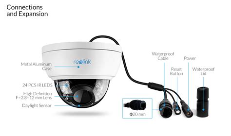 Reolink RLC MP PoE Dome IP Security Camera Reolink Store