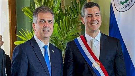 השר אלי כהן סיכם פרגאווי תפתח שגרירות בירושלים ערוץ 7