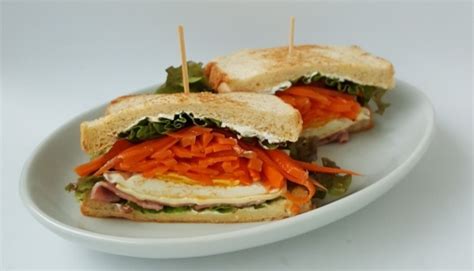 당근라페 샌드위치