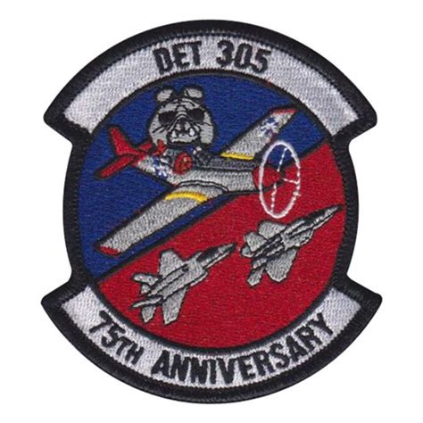 Afrotc Det 305 75th Anniversary Patch Air Force Reserve Officers