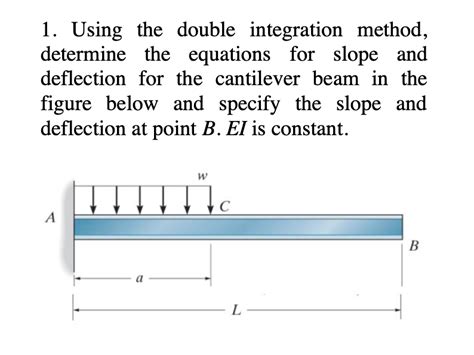 Slope And Deflection Of Beams By Double Integration Method The Best Picture Of Beam