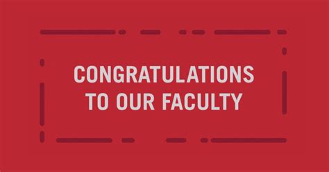 Congratulations to Faculty Award Recipients! – Faculty of Arts and Sciences