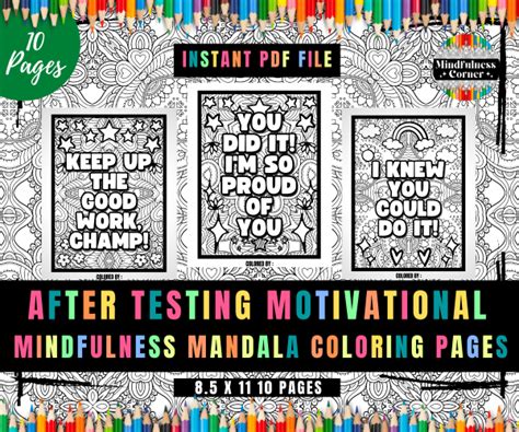 After Testing Motivational And Mindset Growth State Testing Mindfulness