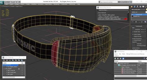 Ski Goggles Atomic Model Turbosquid 1344048