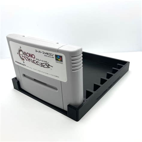 Super Famicom 8 Cartridge Storage Tray Etsy