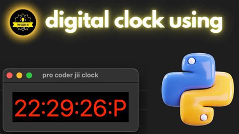 How To Make Clock Using Python Python Project Procoderjiipythonpythonprojecthindi🔥 Youtube