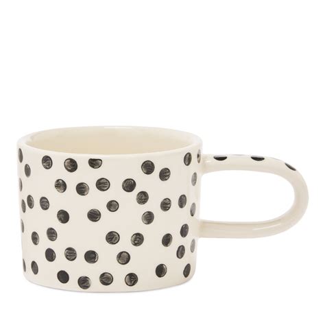Marrakesh Ivory And Black Mini Dots Mug Adairs