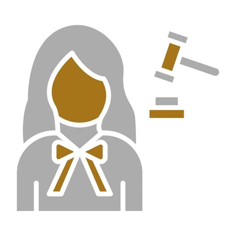 Premium Vector Vector Design Lawyer Female Icon Style