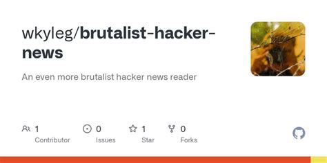 Brutalistcyber Punk Hacker News Reader Made With Vanilla Js In One Html File And No Libraries