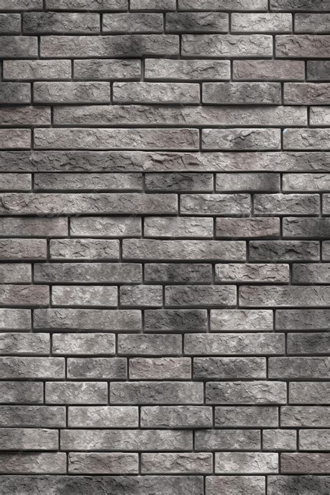 Premium Ai Image Simple Gray Brick Texture Background