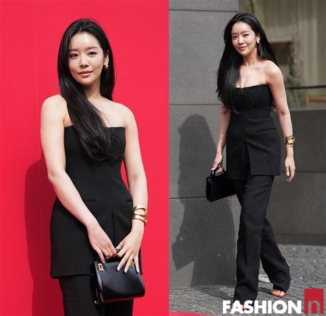 차주영 ‘더글로리 그대로 파격 노출의 오프숄더 슈트룩 패션엔