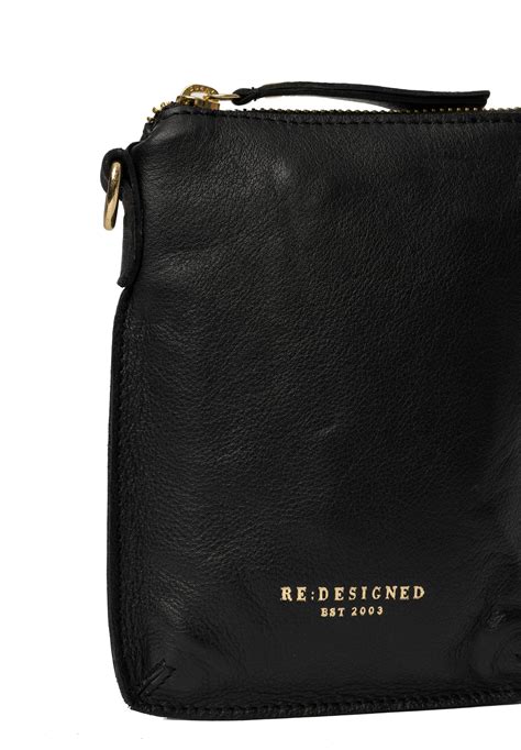 Liten Veske Mobilveske Sort Skinn Fillis Mini Bag