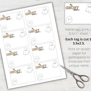 Ghost Name Game Printable Whats Your Ghost Name Game Name Generator