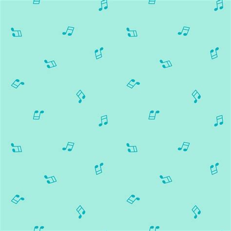 Premium Vector Blue Seamless Pattern With Blue Small Musical Notes