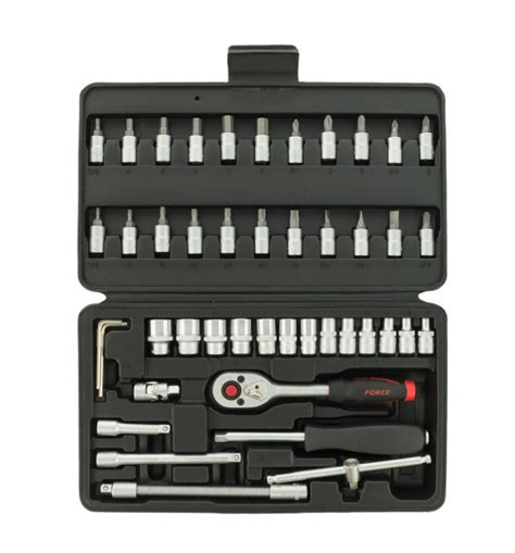 Комплект гедоре Force 46 части на ТОП Цена Кат Номер M067958 — Megahome Bg